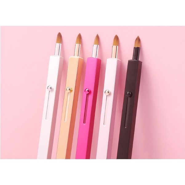 Pincel Labial Compacto Prático | Shopee Brasil