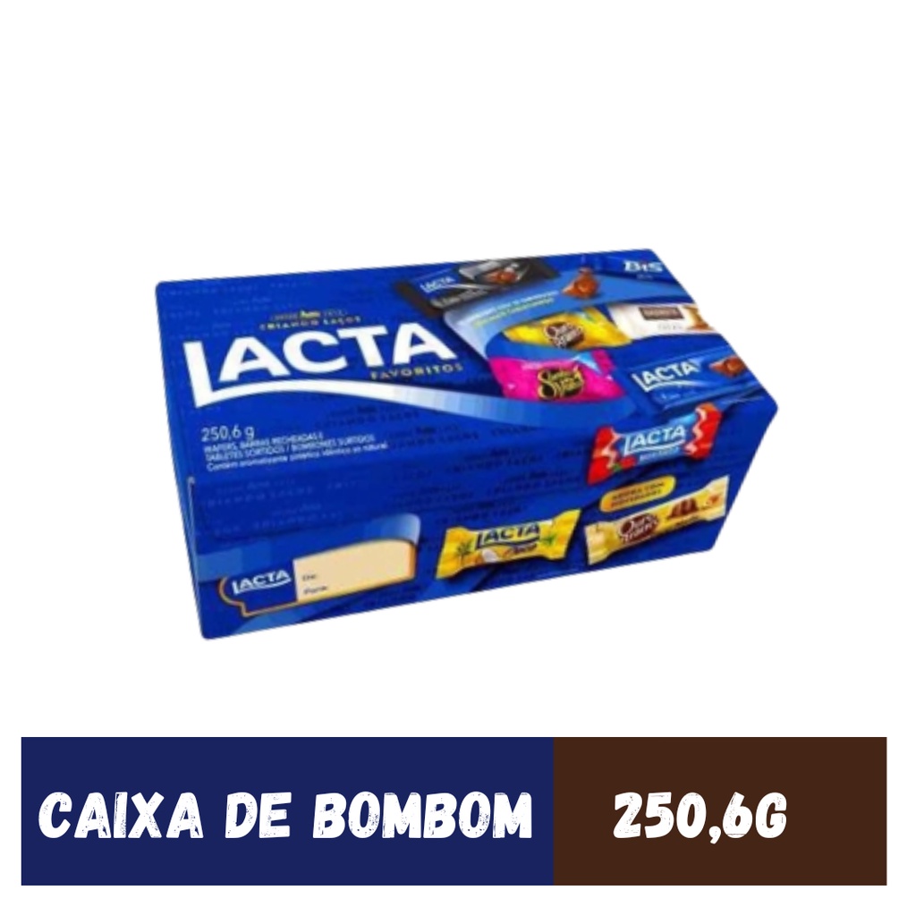 Kit 30 Caixas Bombom Favoritos 250,6g Lacta | Shopee Brasil