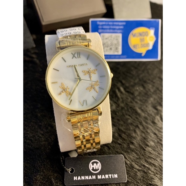 Relogio de luxo HANNAH MARTIN | HM | Shopee Brasil