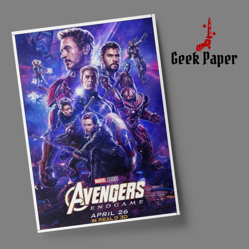 Poster Cartaz Fotográfico Avengers Vingadores Guerra Infinita Ultimato ...