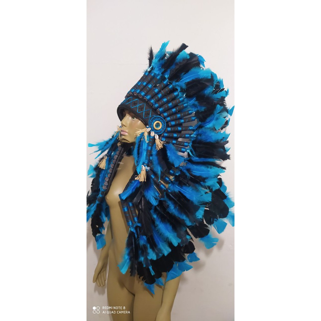 Penacho Cocar Indígena Caboclo Umbanda e Candomblé | Shopee Brasil