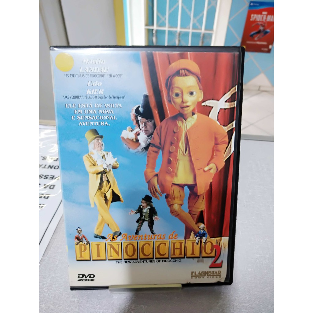 DVD ORIGINAL AS AVENTURAS DE PINOCCHIO 2 | Shopee Brasil