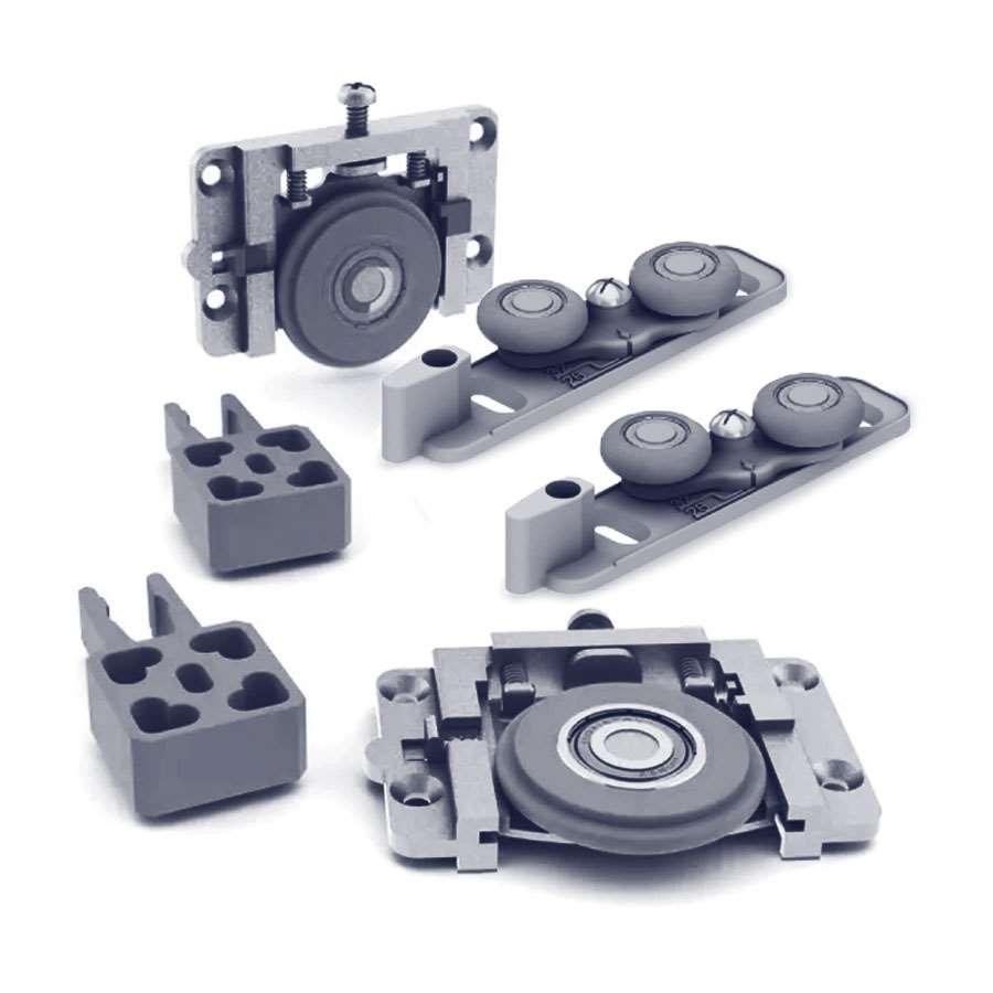 Sistema deslizante RO 65 4030 guia universal (60kg) para 01 porta ...