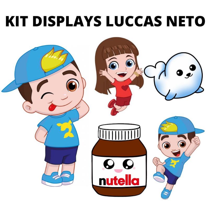 KIT DISPLAYS LUCCAS NETO | Shopee Brasil KIT DISPLAYS LUCCAS NETO | Shopee Brasil