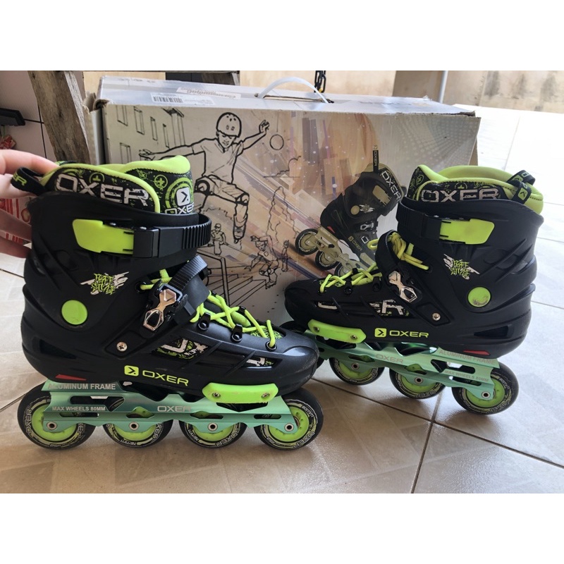 Patins Oxer Verde | Shopee Brasil