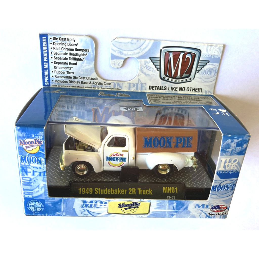 M2 Machines Moon Pie Chase - Studebacker 2R Truck 1949 | Shopee Brasil