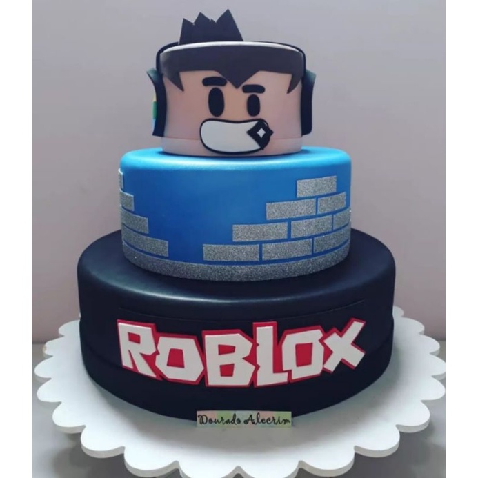 Bolo Fake - Base de Isopor revestido em eva - Roblox | Shopee Brasil