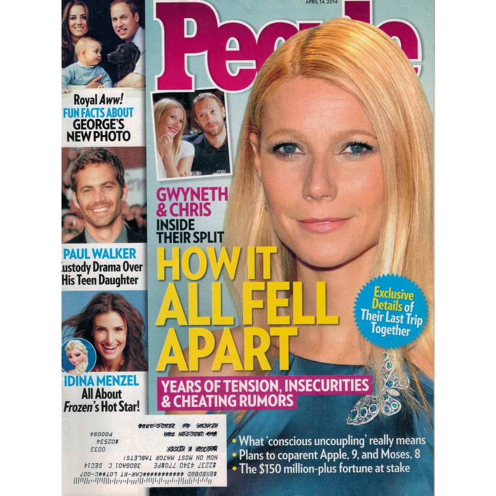 REVISTA PEOPLE, DE 14 DE ABRIL DE 2014, COM GWYNETH PALTROW NA CAPA ...