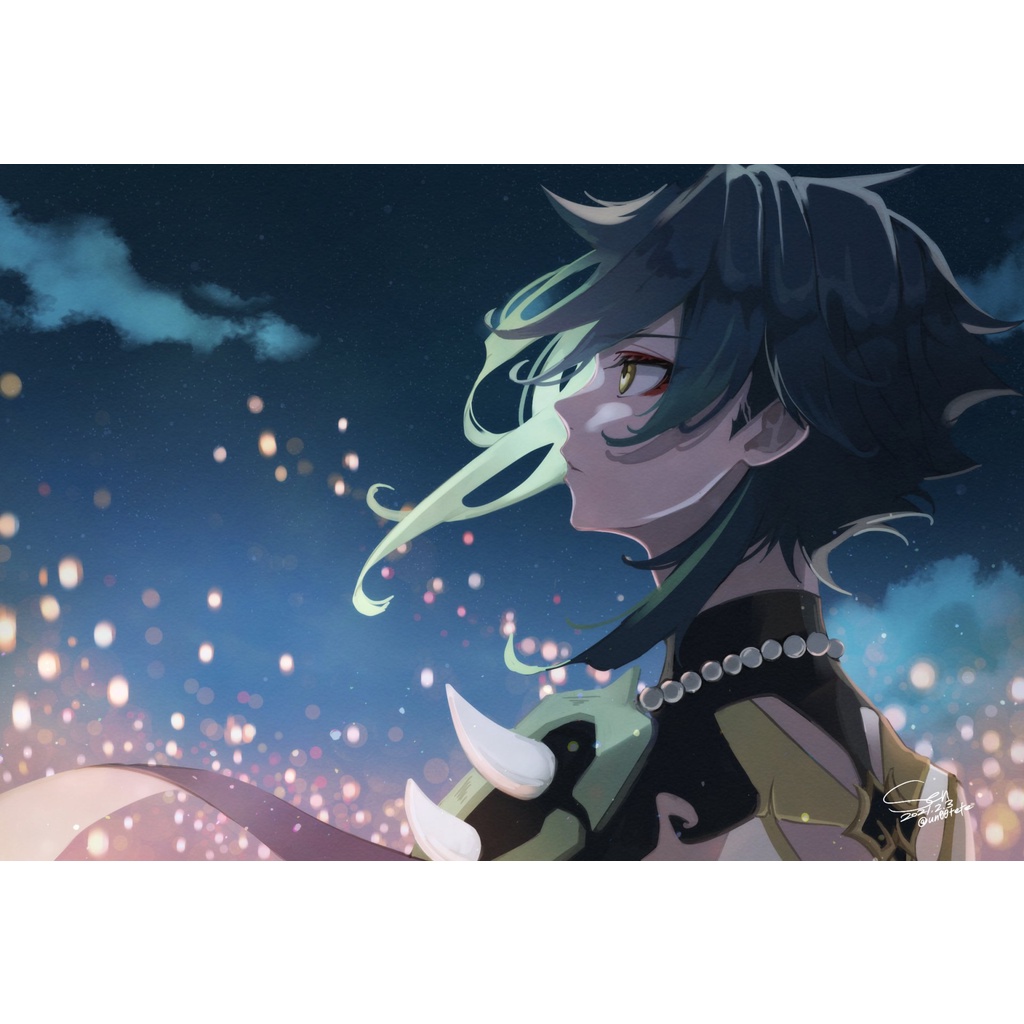 Mousepad Gamer Xiao Genshin Impact ( 58cm x 30cm) | Shopee Brasil