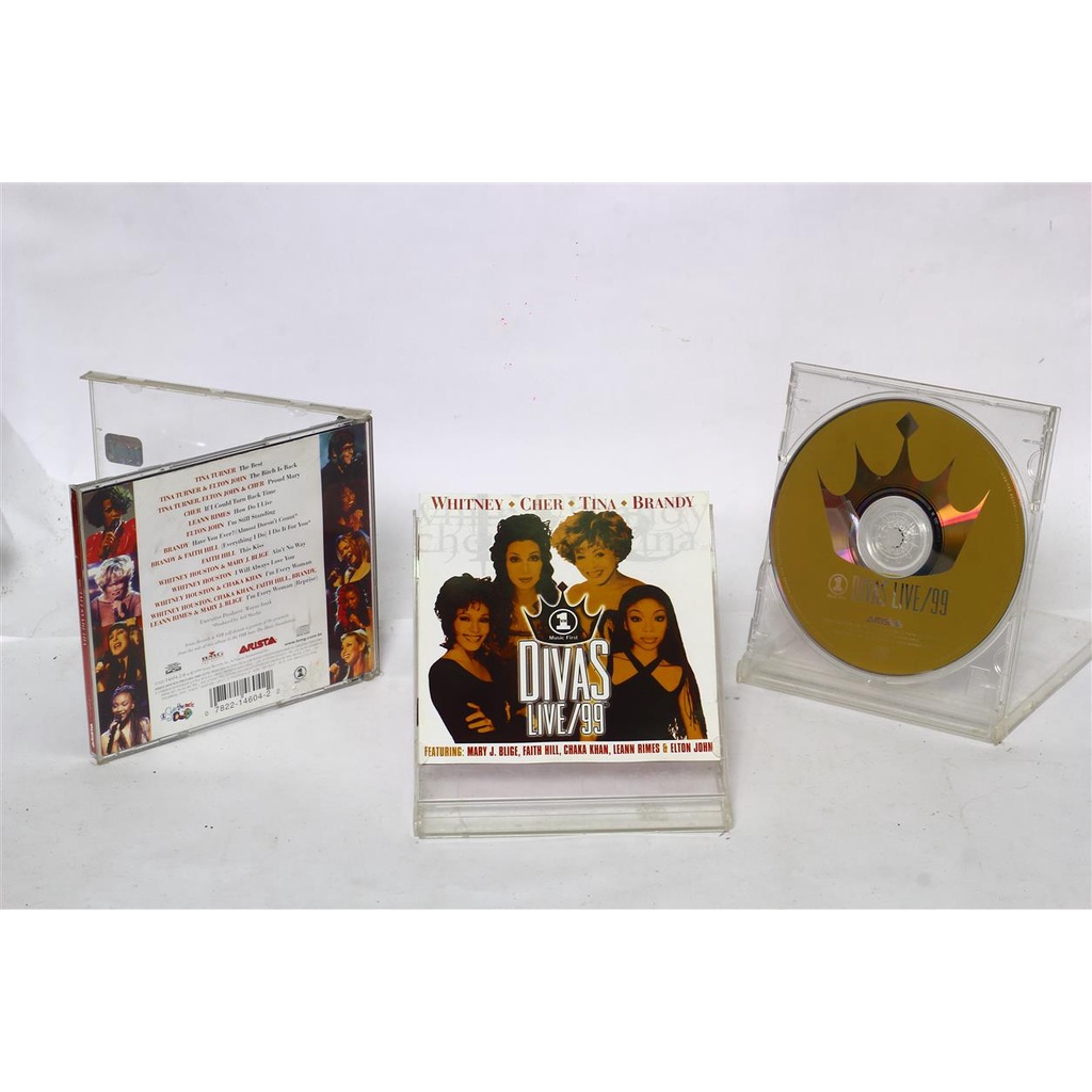 CD Pop Internacional / Divas: Live/99 (Whitney - Cher - Tina - Brandy ...