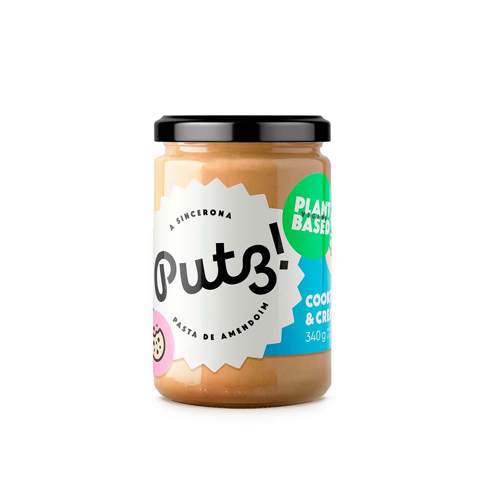 Pasta de Amendoim Putz Cookies & Cream 340g | Shopee Brasil
