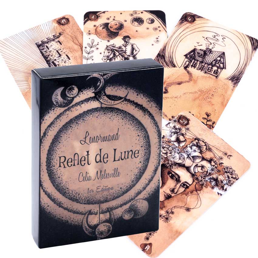 Jogo De Cartas Moon Lenormand Oracle | Shopee Brasil
