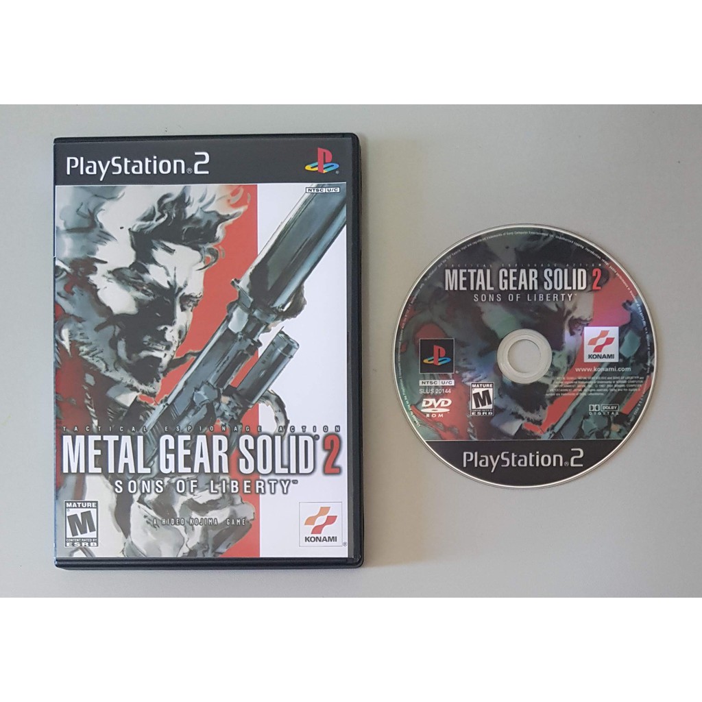 PS2 - Metal Gear Solid 2 - Leia a descrição | Shopee Brasil