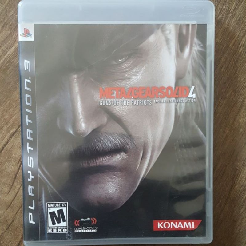 Metal Gear Solid IV - PS3 - jogo tiro pronta entrega orignal fisico | Shopee Brasil