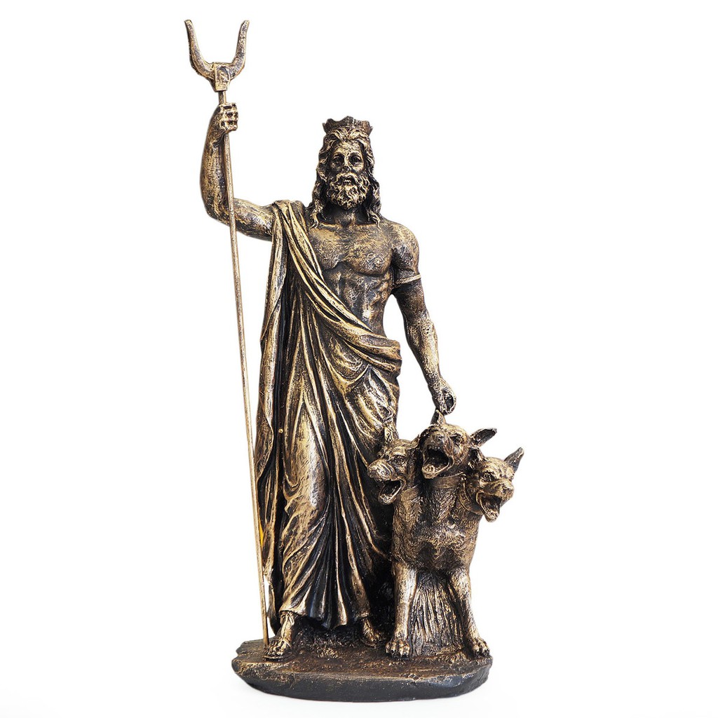 Hades Deus Dos Mortos Mitologia Grega Estátua Imagem Resina | Shopee Brasil