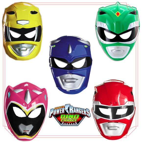 máscaras Power Rangers Dino Change - 10 unidades | Shopee Brasil
