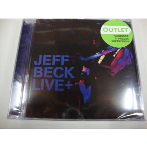 Cd - Jeff Beck - Live + / Lacrado, Novo, Original. | Shopee Brasil