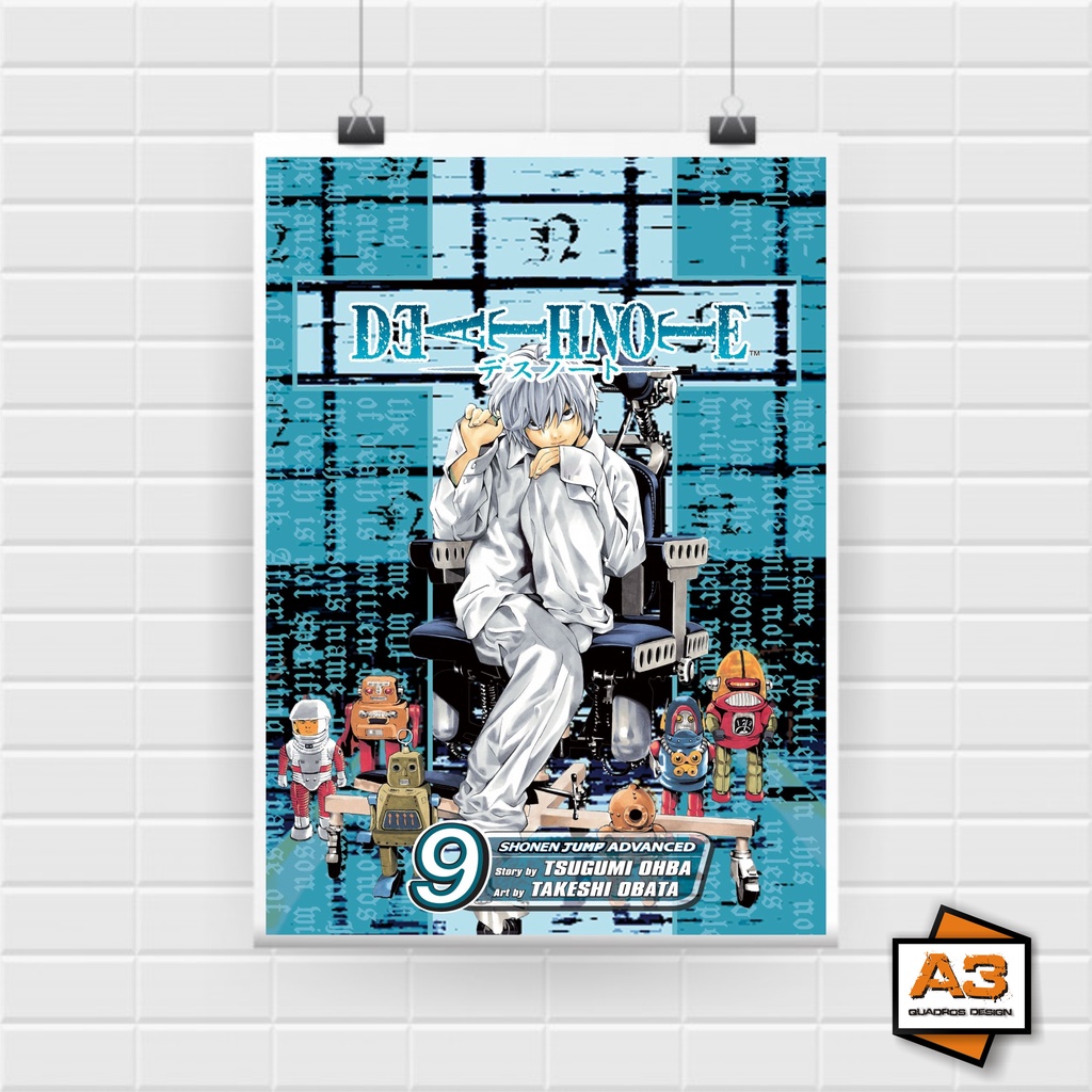 Poster Cartaz Anime Death Note Volume 9 | Shopee Brasil Poster Cartaz Anime Death Note Volume 9 | Shopee Brasil