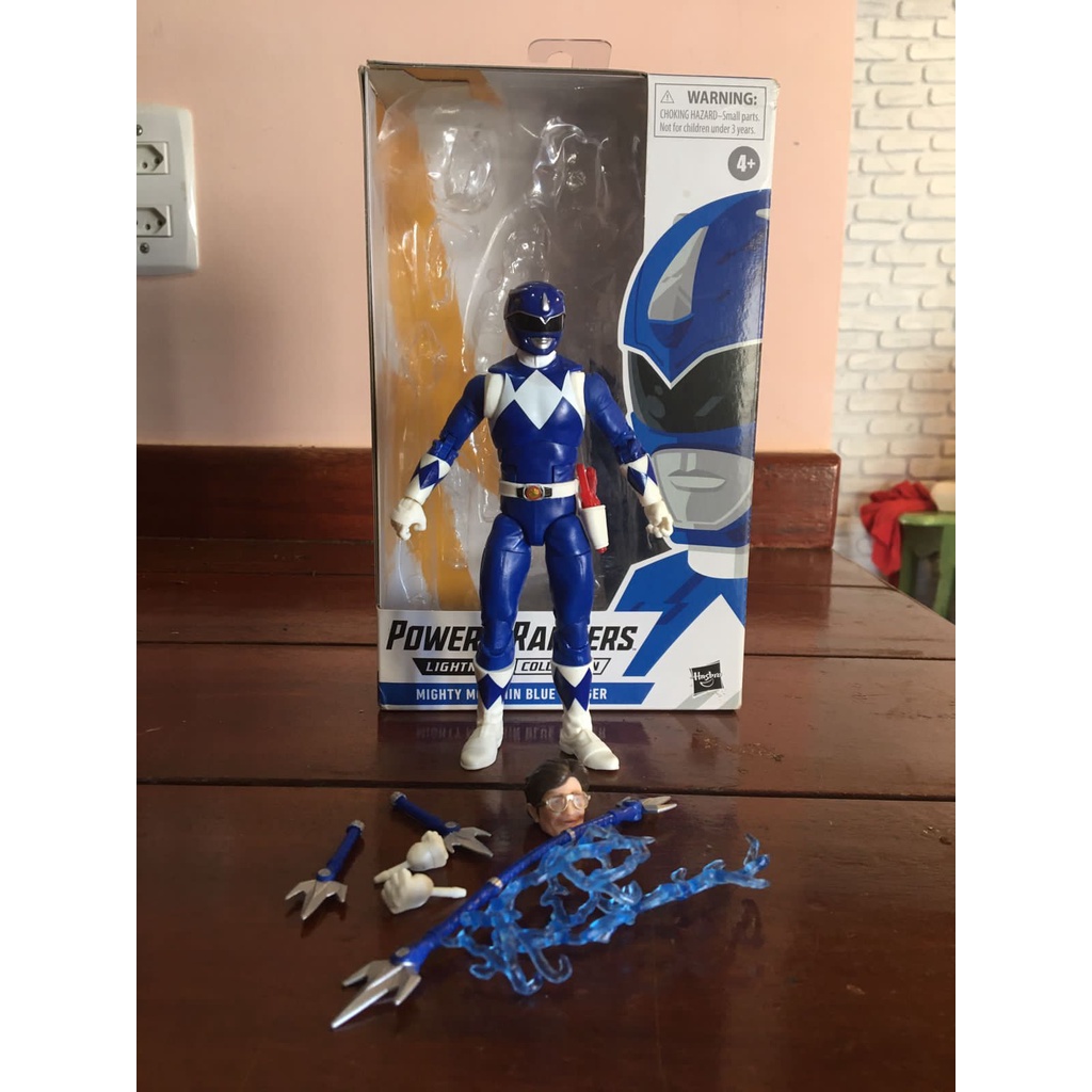 power ranger azul lightning collection hasbro | Shopee Brasil