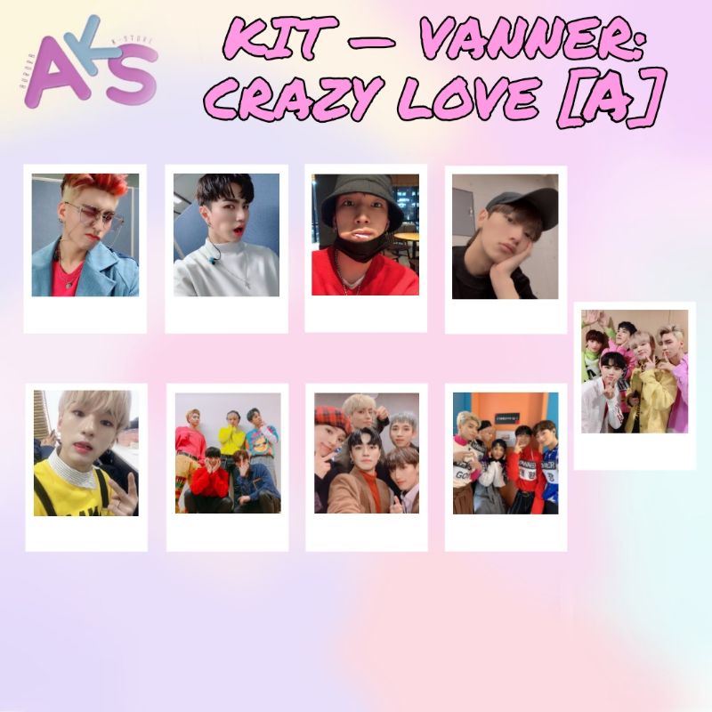 KIT — VANNER: Crazy Love (kpop, polaroids, photocards, posters ...