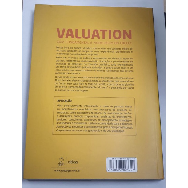 Valuation - Guia Fundamental E Modelagem Em Excel | Shopee Brasil