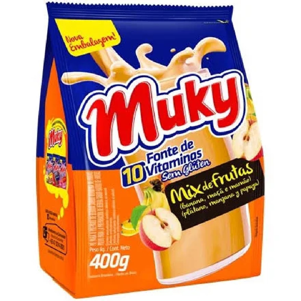 Muky Sabor Vitamina Frutas Tropicales 400G | Shopee Brasil