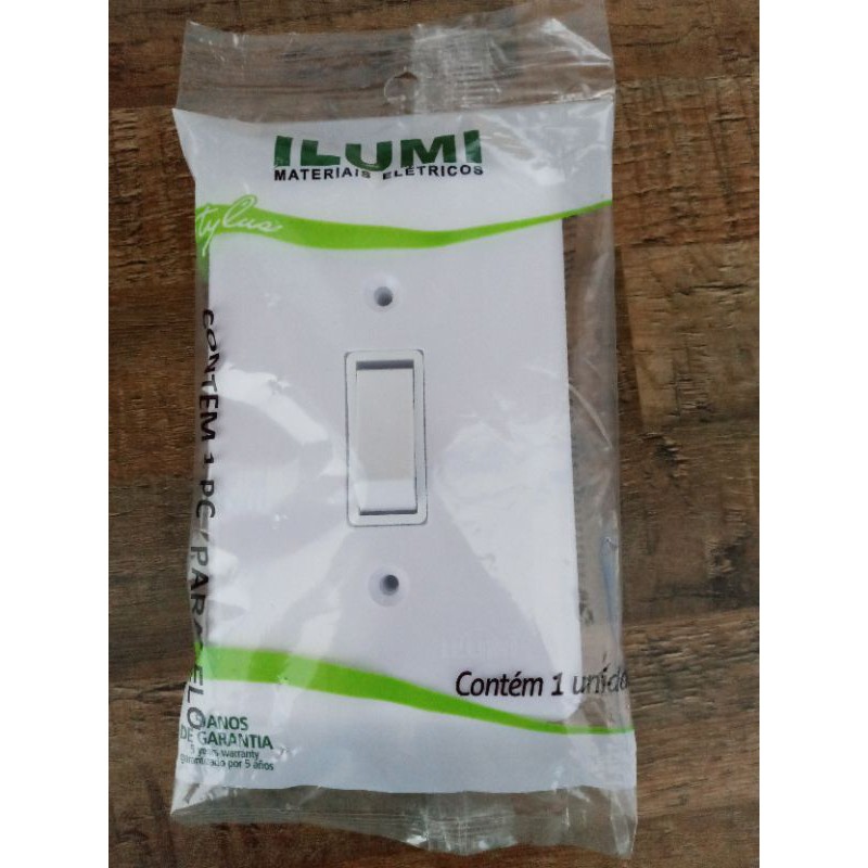 Interruptor ilumi slim 1 tecla paralelo | Shopee Brasil