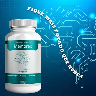 Memorex Suplemento Alimentar - 60 Caps - Auxilia na Memória e ...