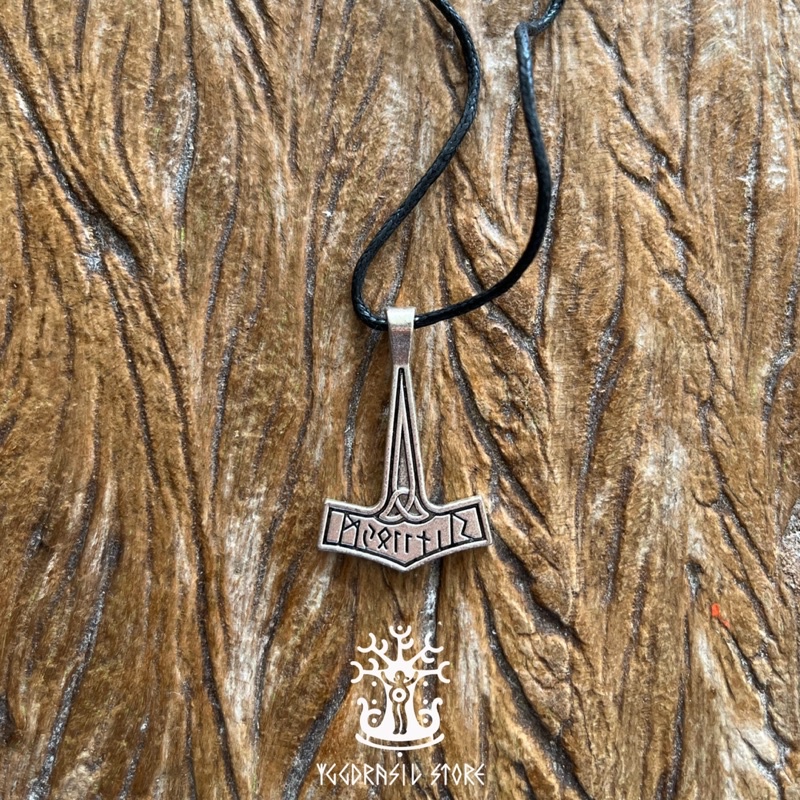 Colar Mjolnir Runas Viking Thor Odin Ragnar | Shopee Brasil