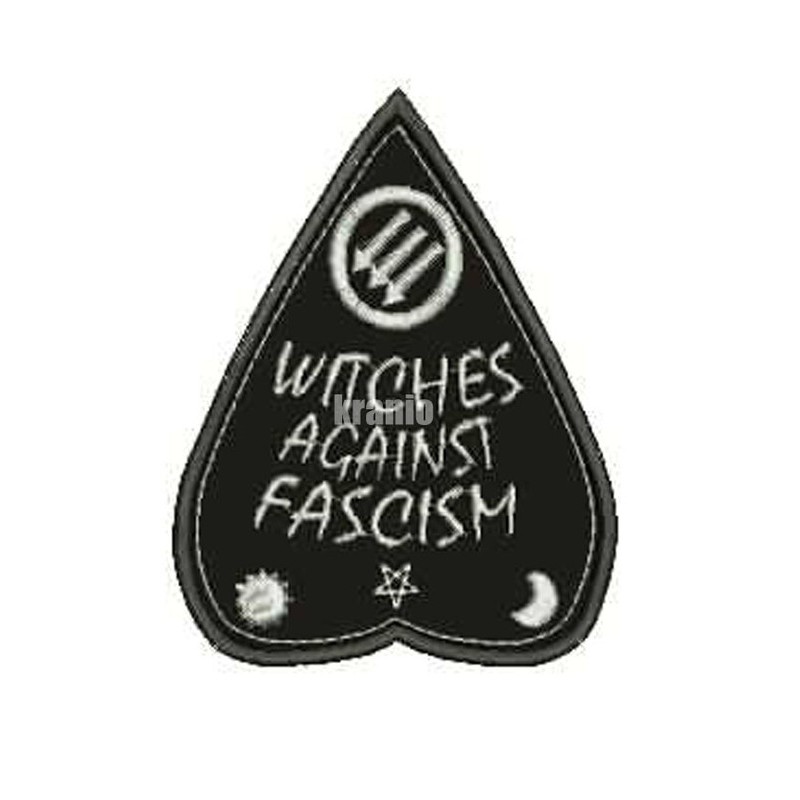 GOTICO ANTIFASCISTA PUNK BRUXA PATCH BORDADO ENVIO IMEDIATO | Shopee Brasil