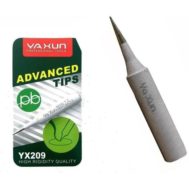 Ponta Ferro De Solda Yaxun Yx209 Reta Fina Branca Ceramica | Shopee Brasil