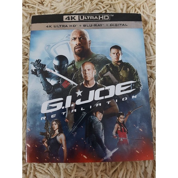 Blu ray Ultra HD 4K + Blu ray G. I. Joe Retaliação, 2 Discos, com Luva ...