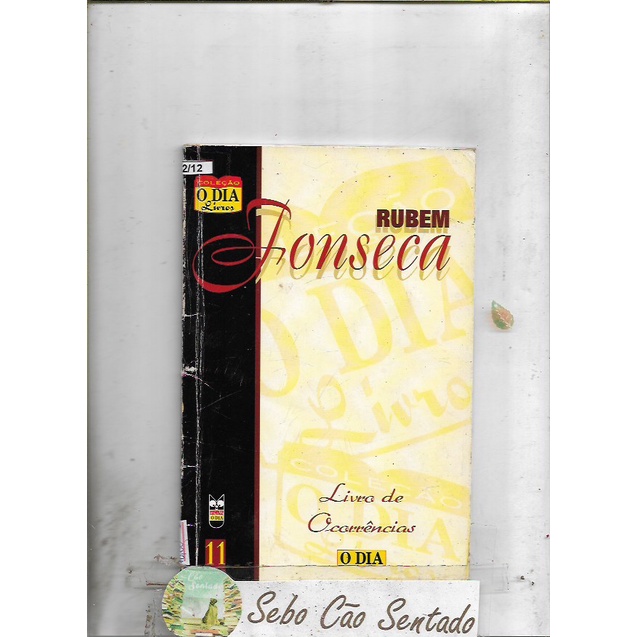 livro de ocorrência -ruben fonseca | Shopee Brasil