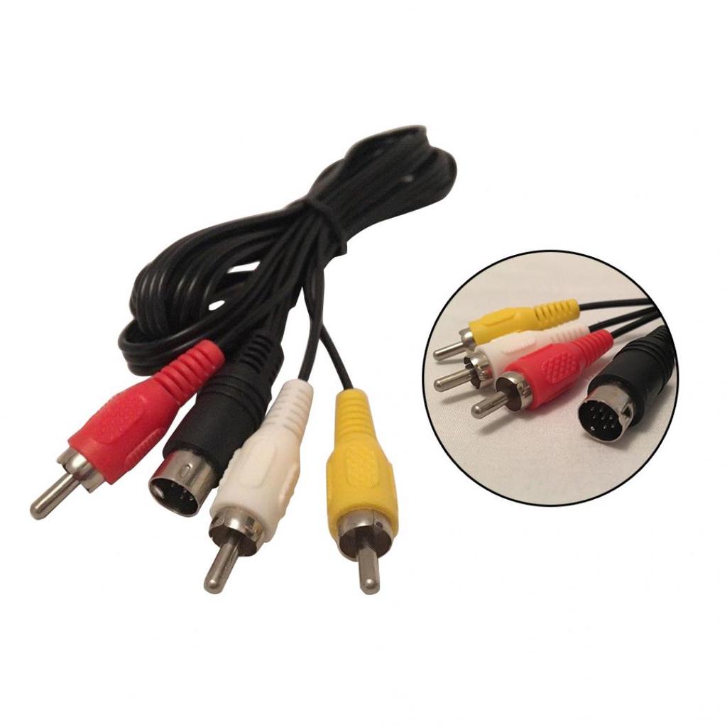 Cabo Av Mega Drive 2 E Mega Drive 3 - 9 Pinos 1.80 M | Shopee Brasil