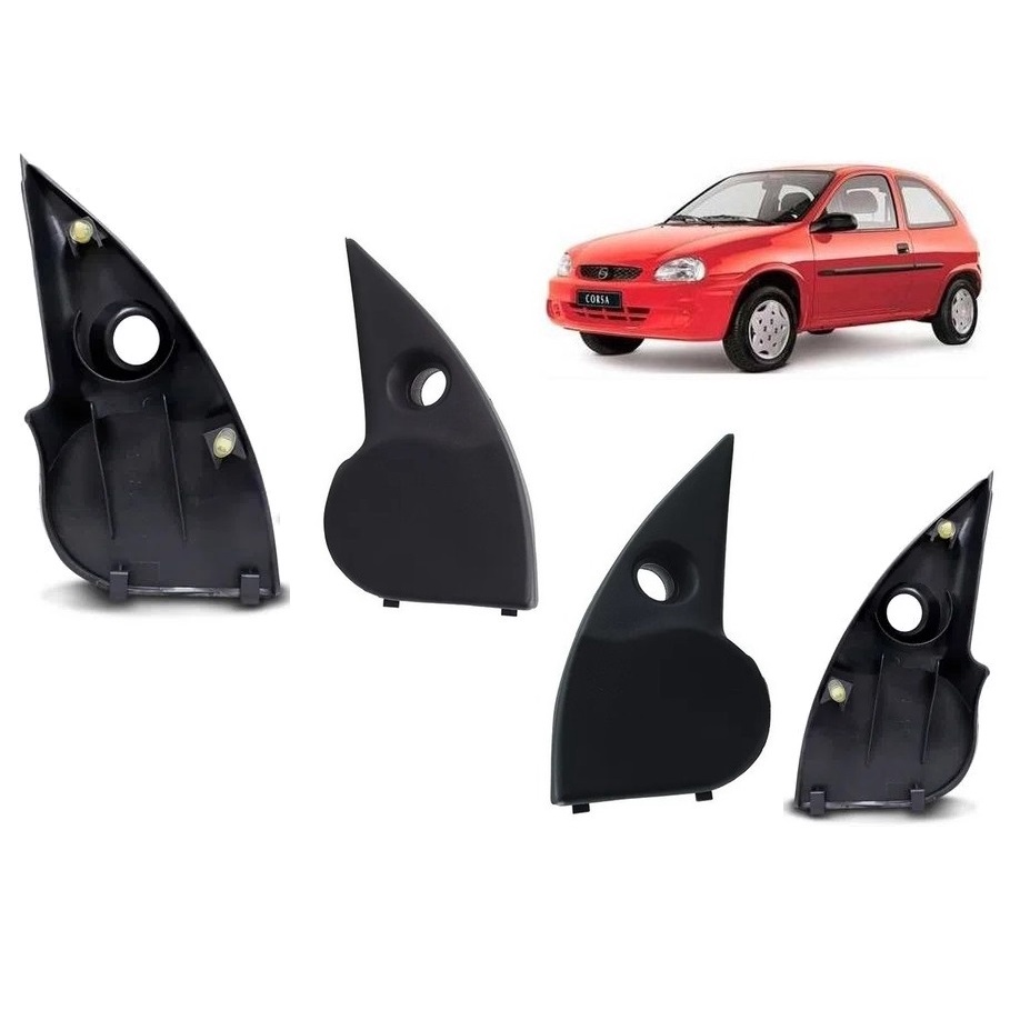 Par de Acabamento Interno Retrovisor Corsa Classic Corsa wind1995 96 97 ...