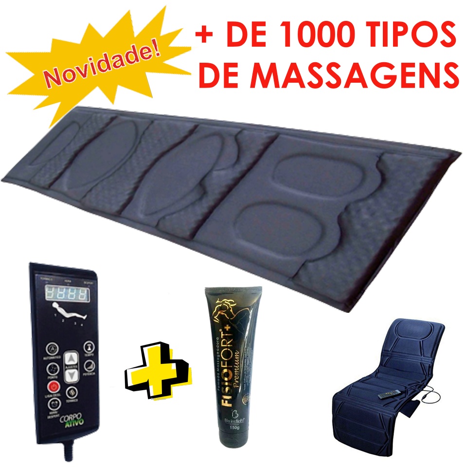 Esteira Massageadora com 1.000 Tipos de Massagens Com Aquecimento e ...