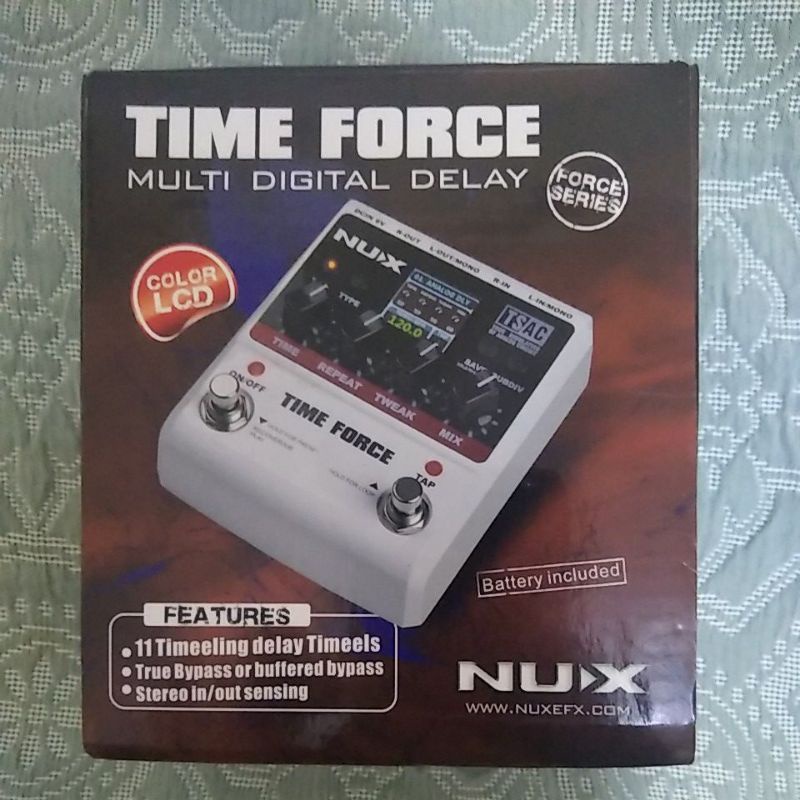 Pedal Nux Time Force 11 Modelos De Delay | Shopee Brasil