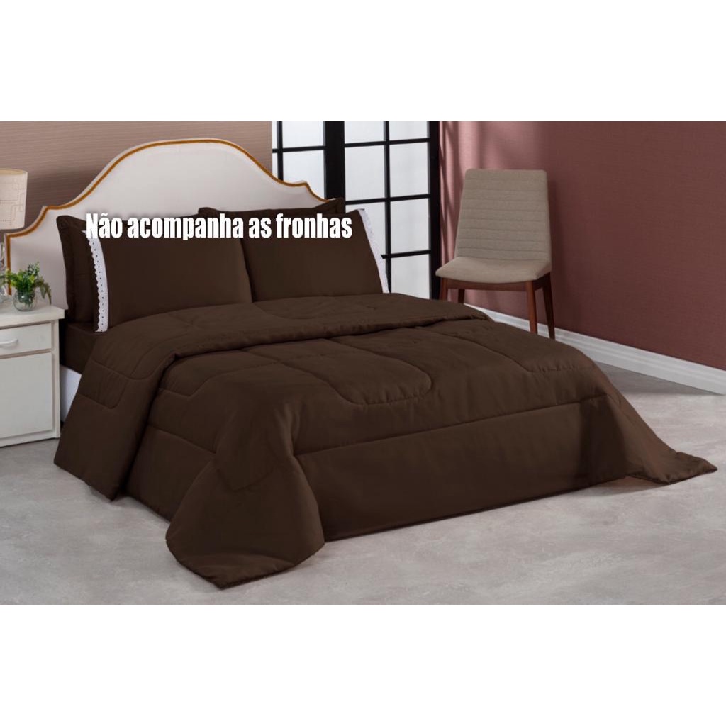 Edredom Queen Microfibra Dupla Face | Shopee Brasil