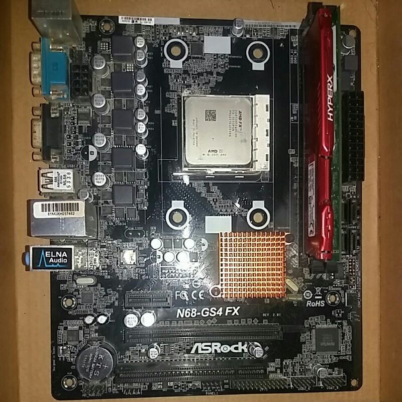 kit placa mãe n68-Gs4 Fx + Fx 8120 8-cores + 8Gb de Ram | Shopee Brasil