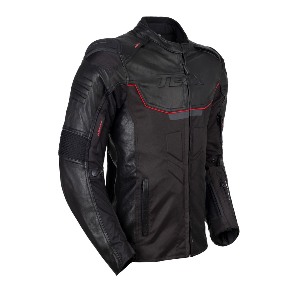 Jaqueta Motociclista de Couro Texx Falcon V2 Masculina Preta 2xl (3G ...