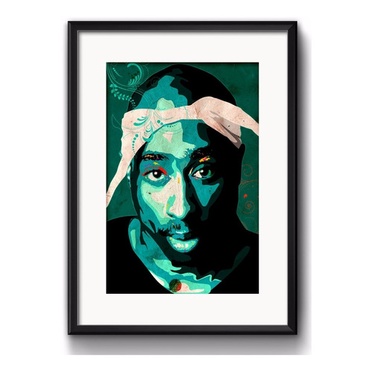 Quadro Tupac Shakur 2pac Rap Hip Hop Rrs5 Decoracao Paspatur | Shopee ...
