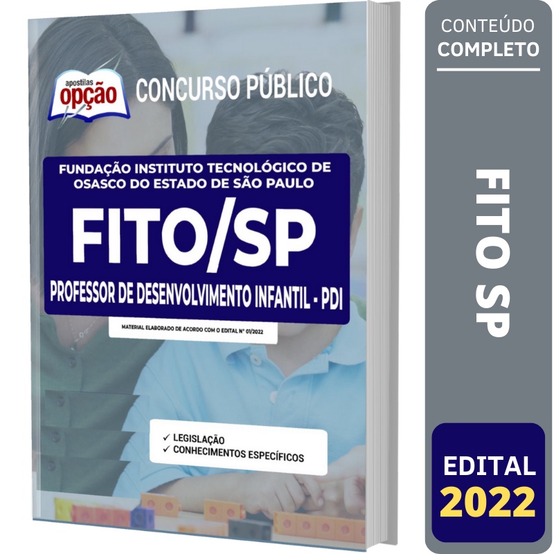 Apostila FITO SP - Professor de Desenvolvimento Infantil | Shopee Brasil Apostila FITO SP - Professor de Desenvolvimento Infantil | Shopee Brasil