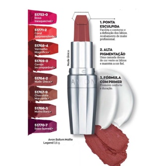 Batom Matte Legend 3,6g | Shopee Brasil