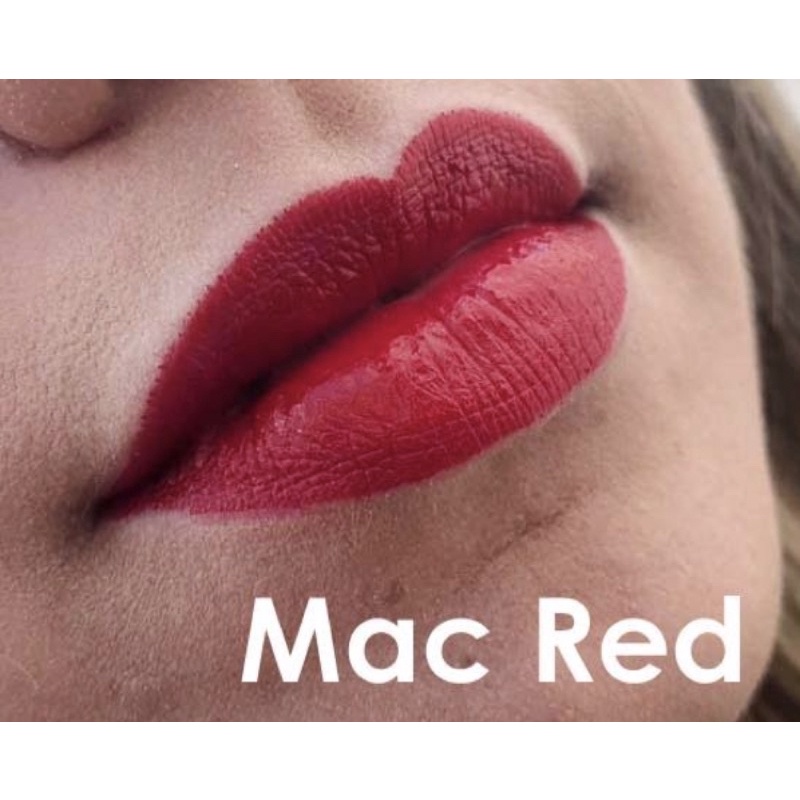 Batom MAC original red 811 satin | Shopee Brasil