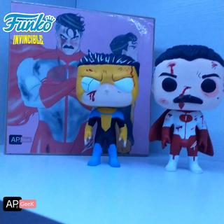 Funko POP Custom - Invincible & Omni-Man (Estilo Cartoon) | Shopee Brasil
