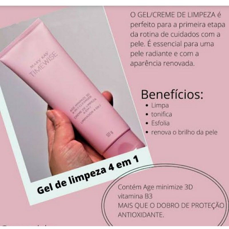 Gel de Limpeza 4 em 1 TimeWise® 3D 127g | Shopee Brasil