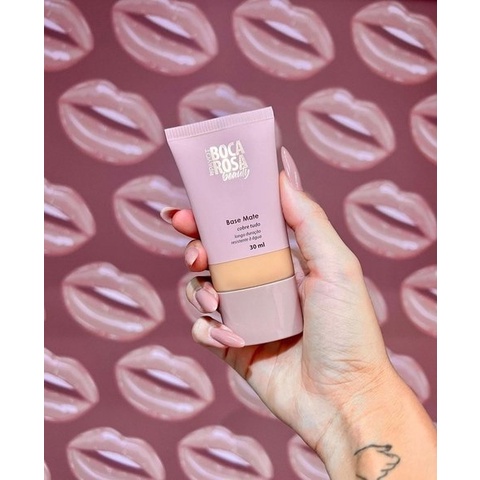 Base Boca Rosa Alta Cobertura - Efeito Matte | Shopee Brasil