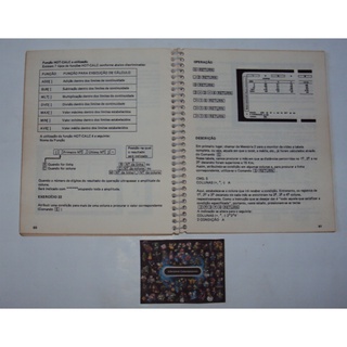 Manual original Hot-Calc para MSX Hotbit - Usado | Shopee Brasil