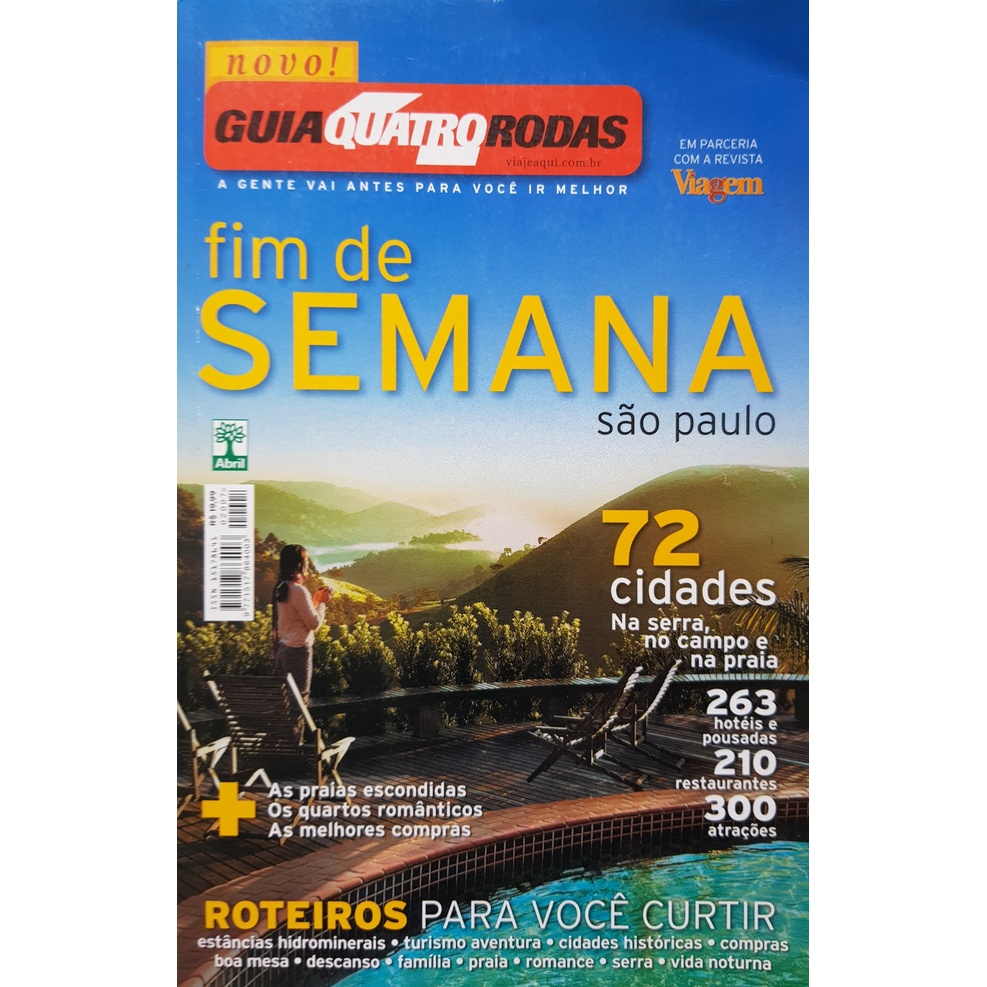 Revista Guia Quatro Rodas Fim De Semana Sao Paulo 2007 Abril | Shopee ...