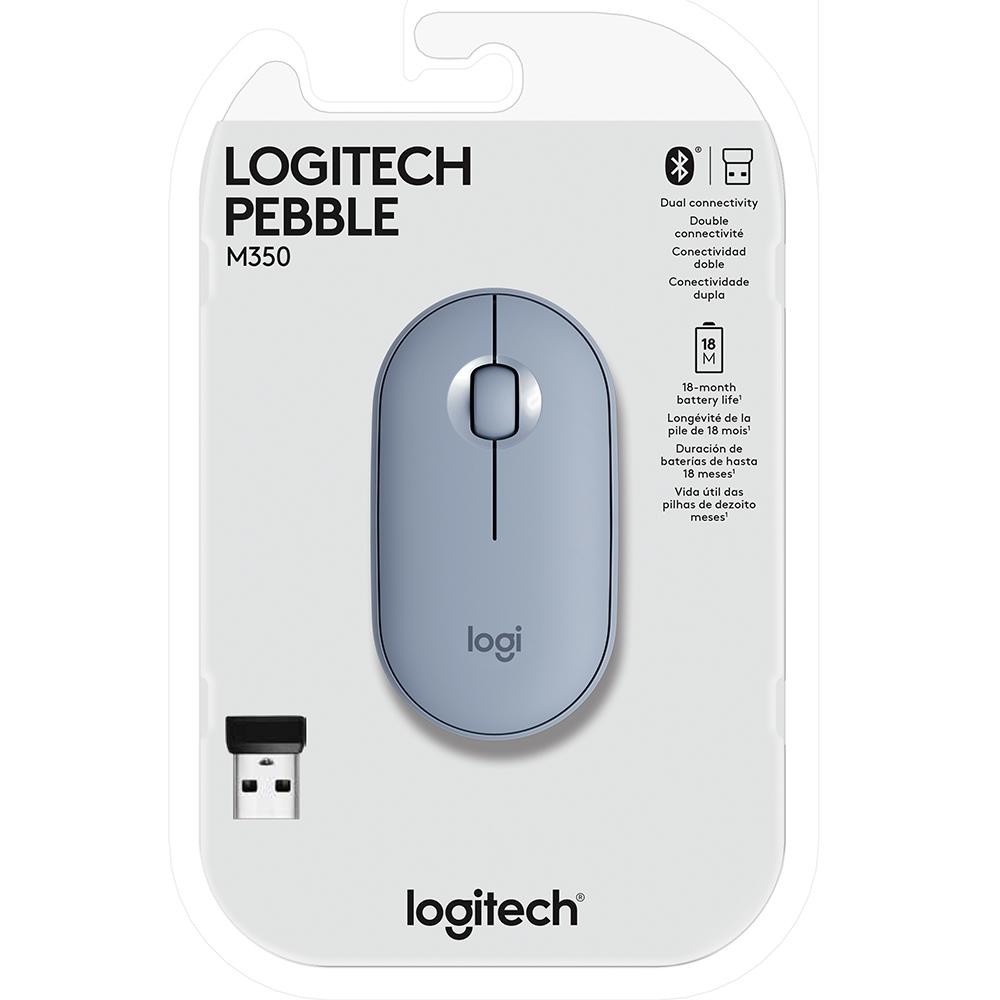 Mouse Sem Fio Pebble M350 Logitech | Shopee Brasil